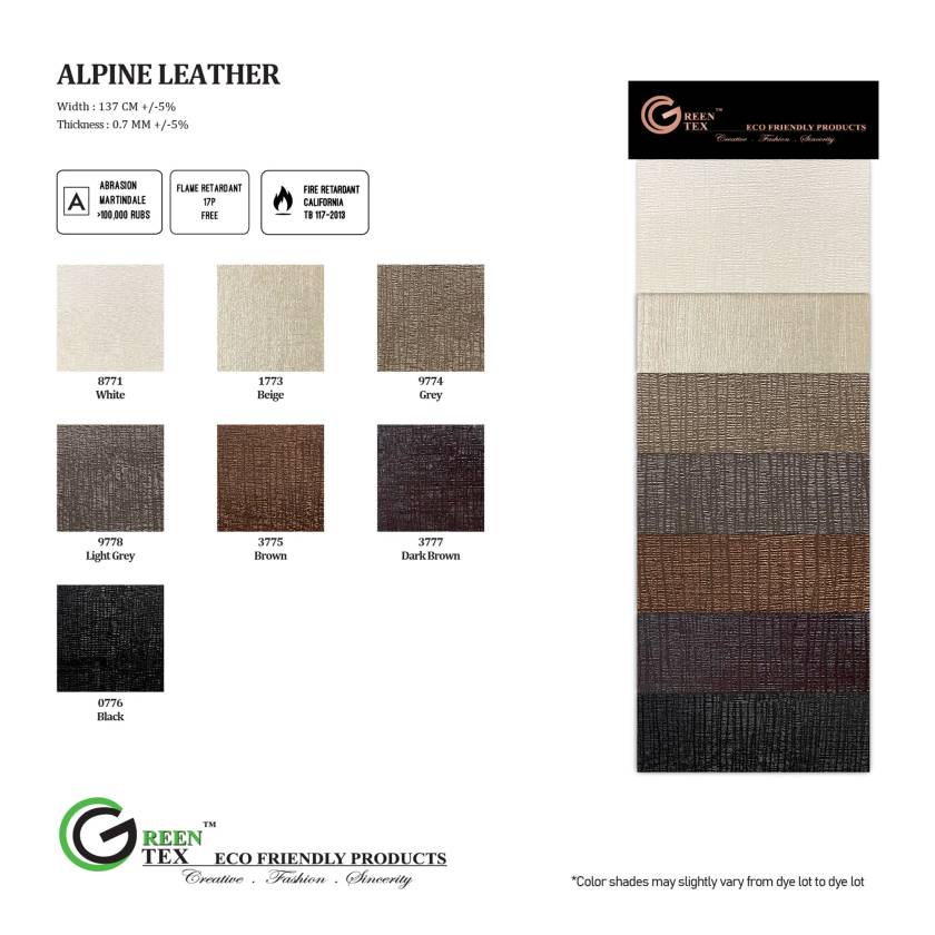 ALPINE LEATHER - Greentex