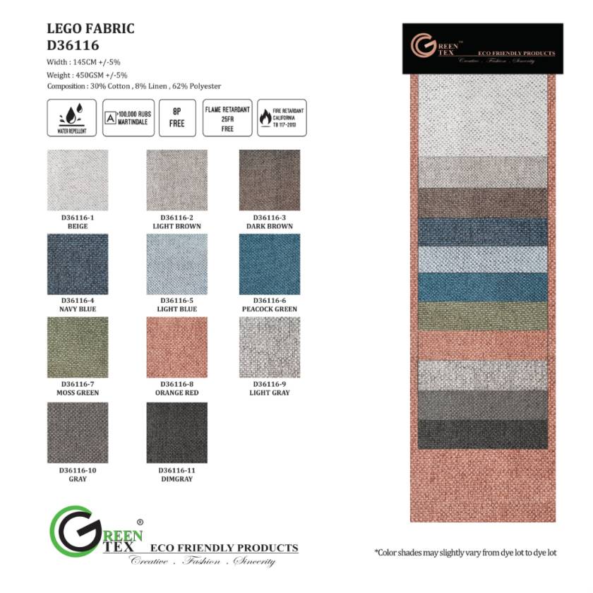 LEGO FABRIC D36116 - Greentex